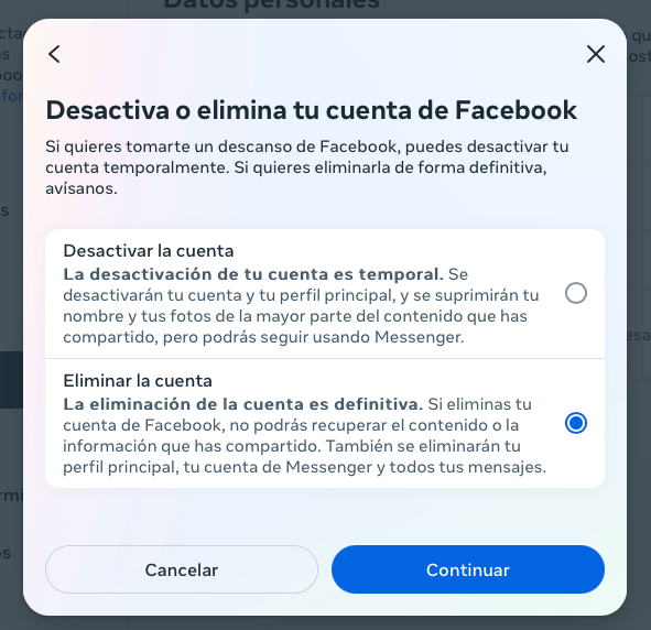 Cómo Eliminar Mi Cuenta de Facebook: Guía Paso a Paso 2025